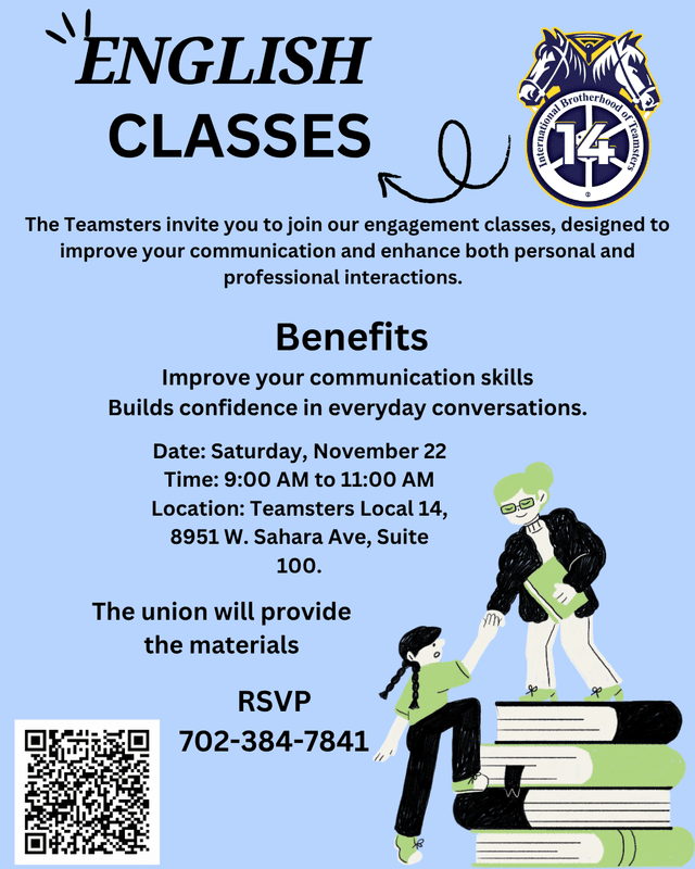 TEAMSTERS 14 | Announcements